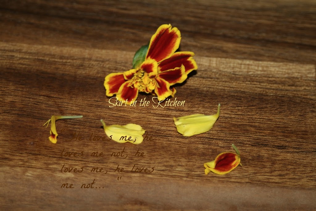 Caramelized Onion Butter with Chive Blossoms and French Marigolds ...