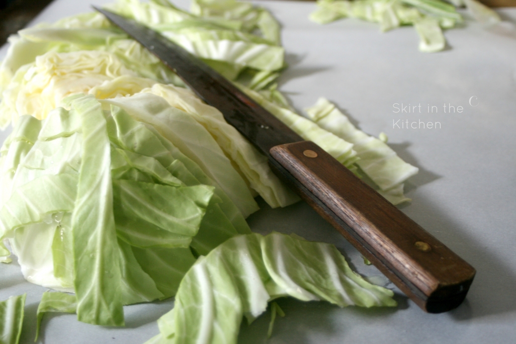 Pantry Cabbage Toss - Skirt in the Kitchen